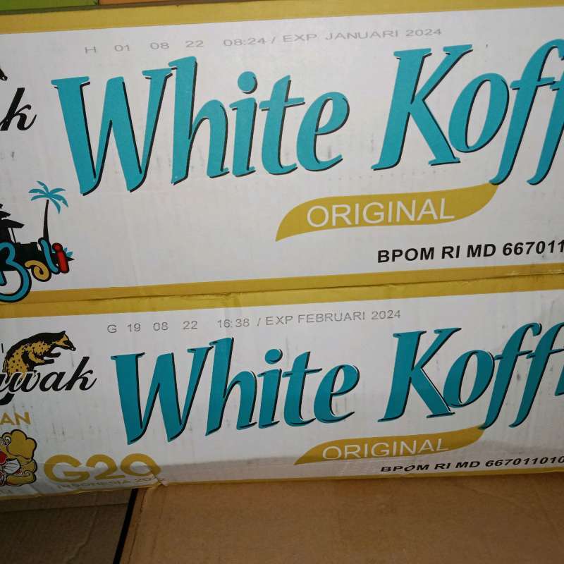 Jual Kopi/luwak/Luwak white coffee original 1 karton isi 20 renceng di ...