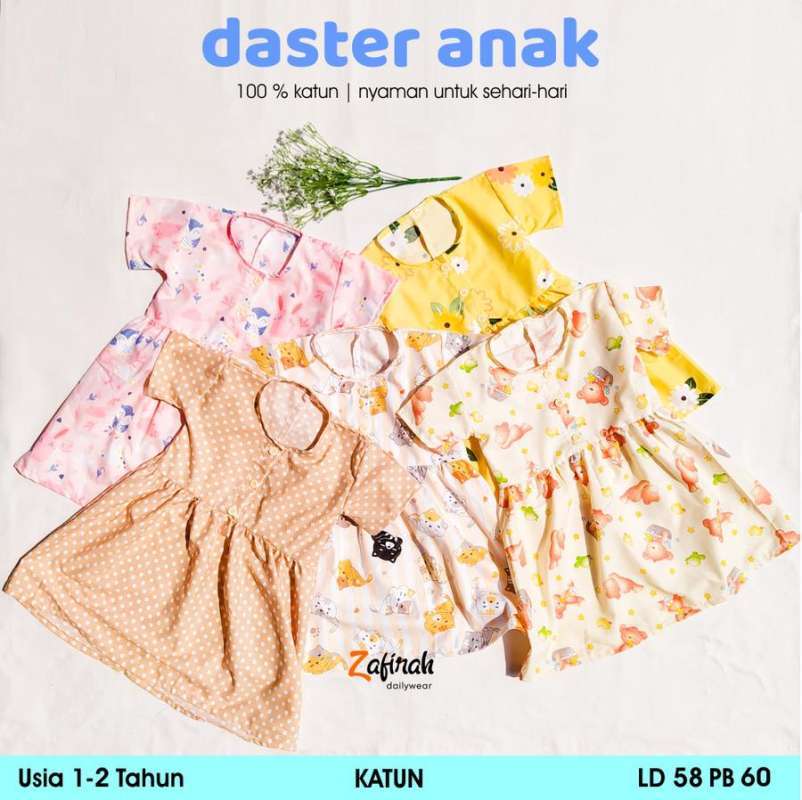 Jual Daster Anak Usia 1 2 tahun Dress Anak Usia 1 2 Tahun Dres Anak di ...