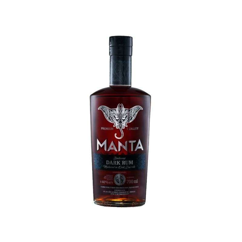 Jual MANTA Dark Rum Paket 2btl di Seller WBS Wine Shop and Supplier ...