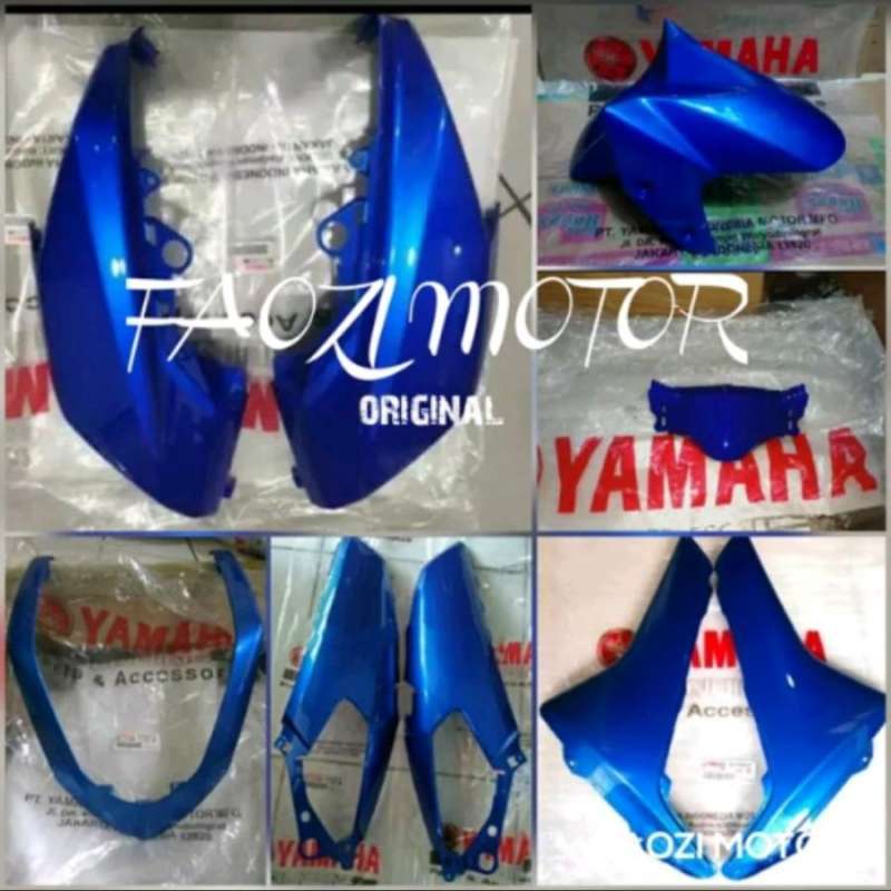 Jual Cover full body halus set yamaha Nmax biru original ygp di Seller ...