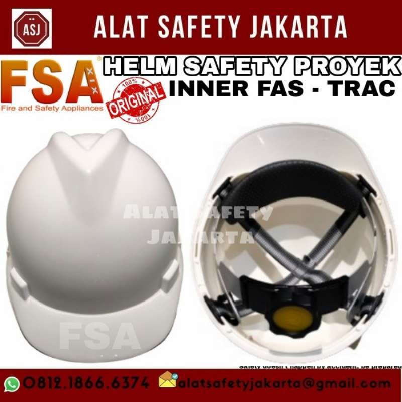 Jual Helm Safety Proyek Merk Fsa Inner Fastrack Di Seller Aksara_store ...