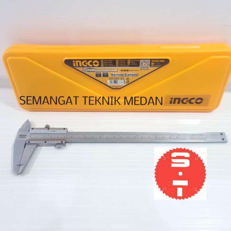 Jual SKETMAT VERNIER CALIPER JANGKA SORONG SIGMAT 8 0-200mm INGCO ...