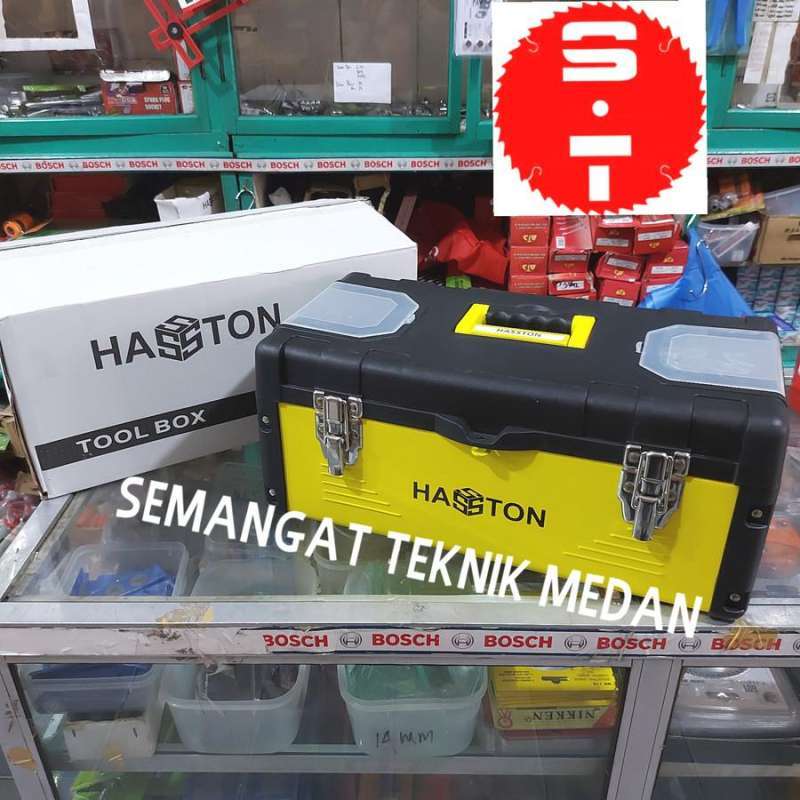 Jual TOOL BOX TOOLBOX KOTAK PERKAKAS PLASTIK PVC BESI 19 PROHEX HASSTON ...