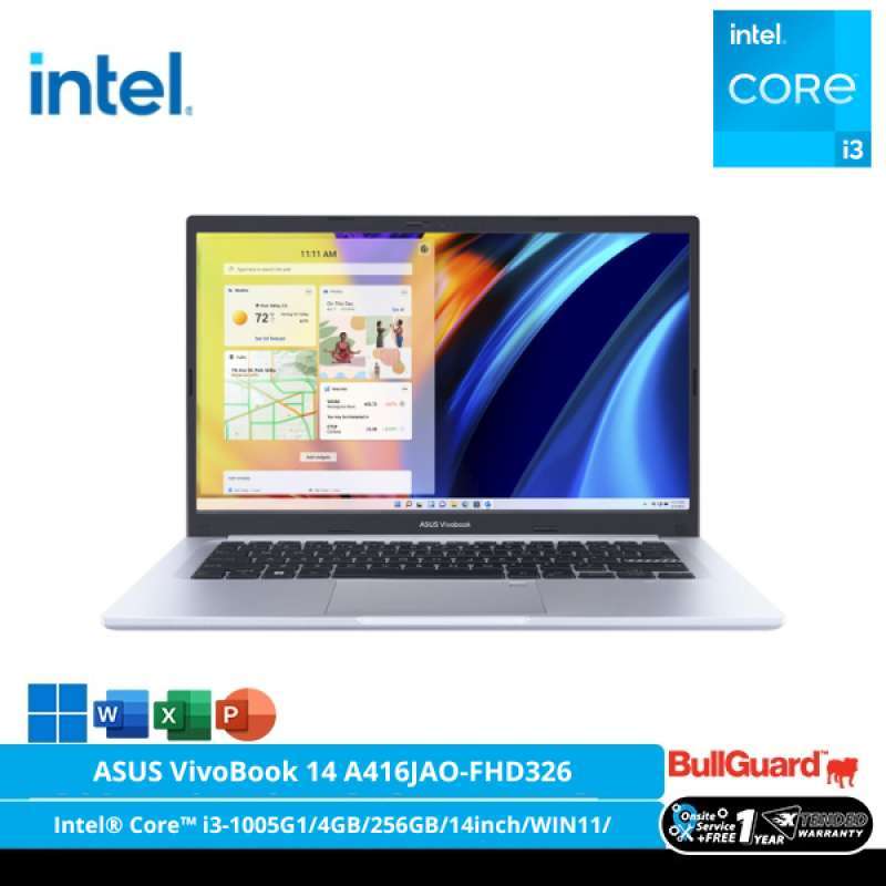 Promo ASUS VivoBook 14 A416JAO-FHD326 [Intel® Core™ i3-1005G1/Intel ...
