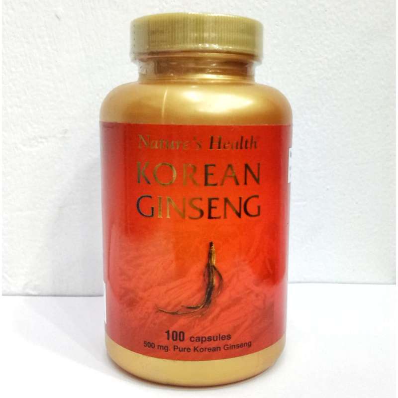 Promo (ORIGINAL) nature's health Korean ginseng 100.capsules Diskon 15% ...