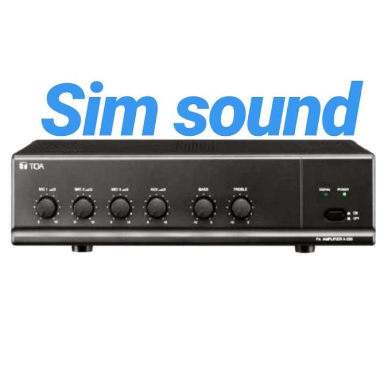 Promo AMPLI TOA ZA 230W AMPLIFIER ZA230W ZA 230 W 30 WATT ORIGINAL ...