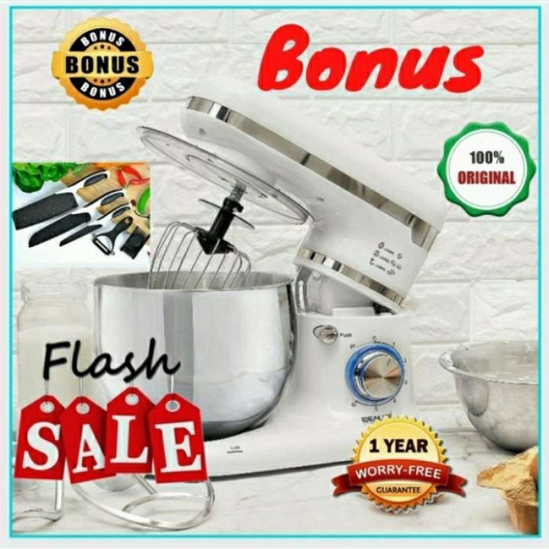 Jual stand Mixer berdiri Standing mixer roti oxone low watt idealife ...