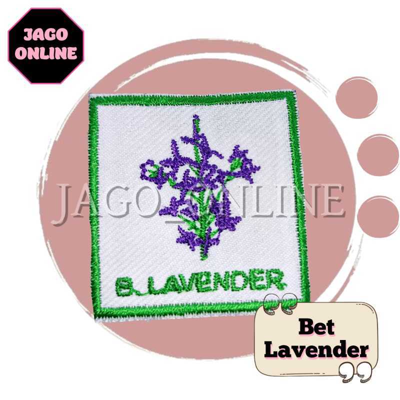 Promo Logo Bordir Bet Tanda Bendera Regu Pramuka Bunga Bintang Putra ...