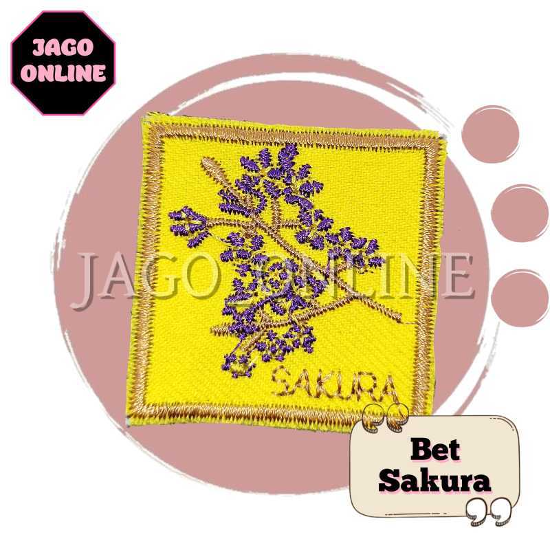 Promo Logo Bordir Bet Tanda Bendera Regu Pramuka Bunga Bintang Putra ...