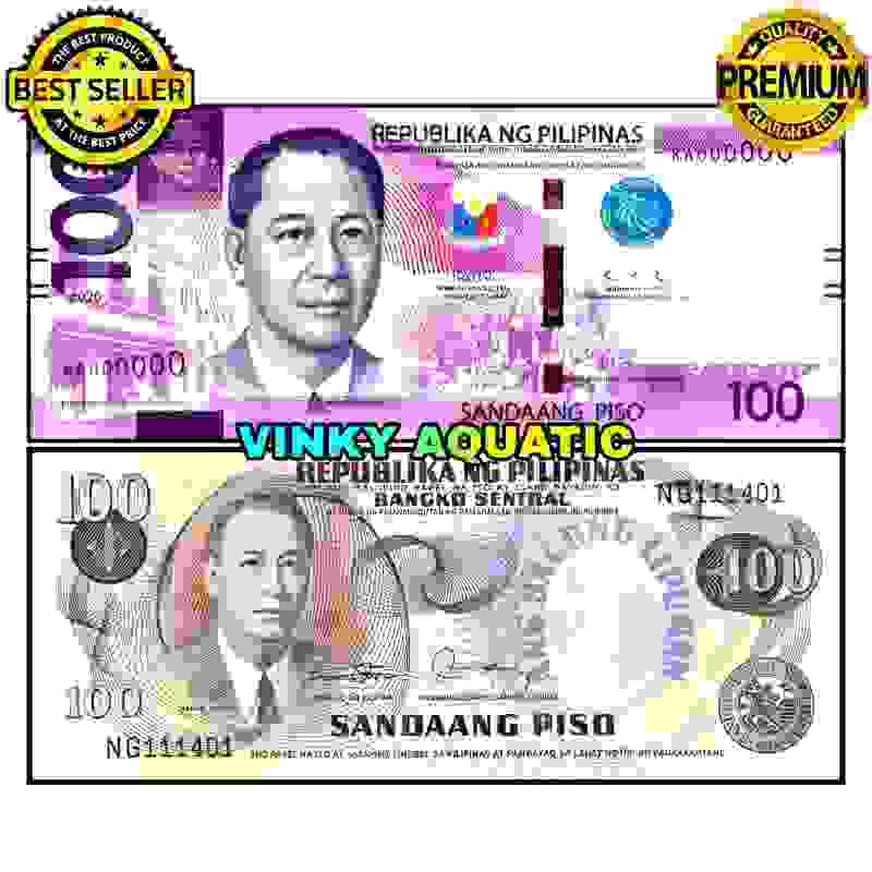 Jual UANG KERTAS 100 PESO FILIPINA PHP GOOD QUALITY di Seller AQUA ...
