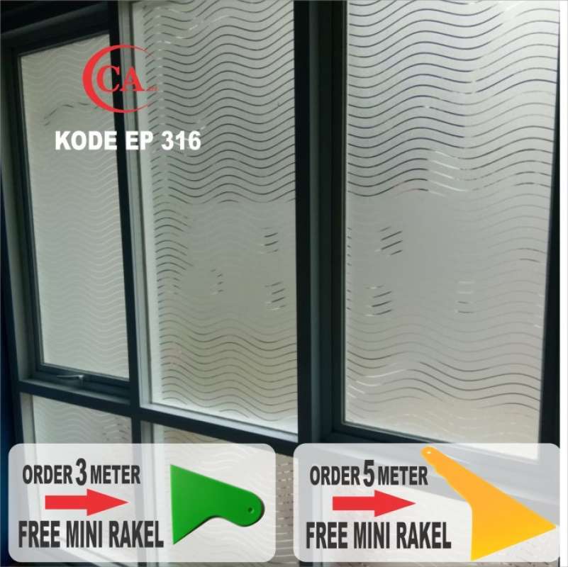 Jual stiker kaca / sticker kaca motif garis baru (window film) di ...
