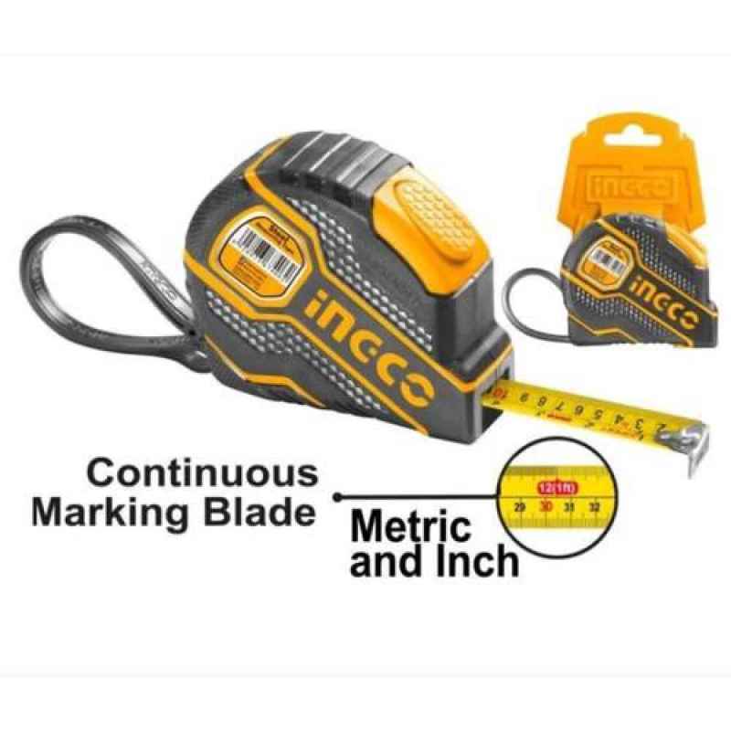 Jual Meteran Ukur Besi 10m Meter Steel Measuring Tape INGCO HSMT0810 di ...