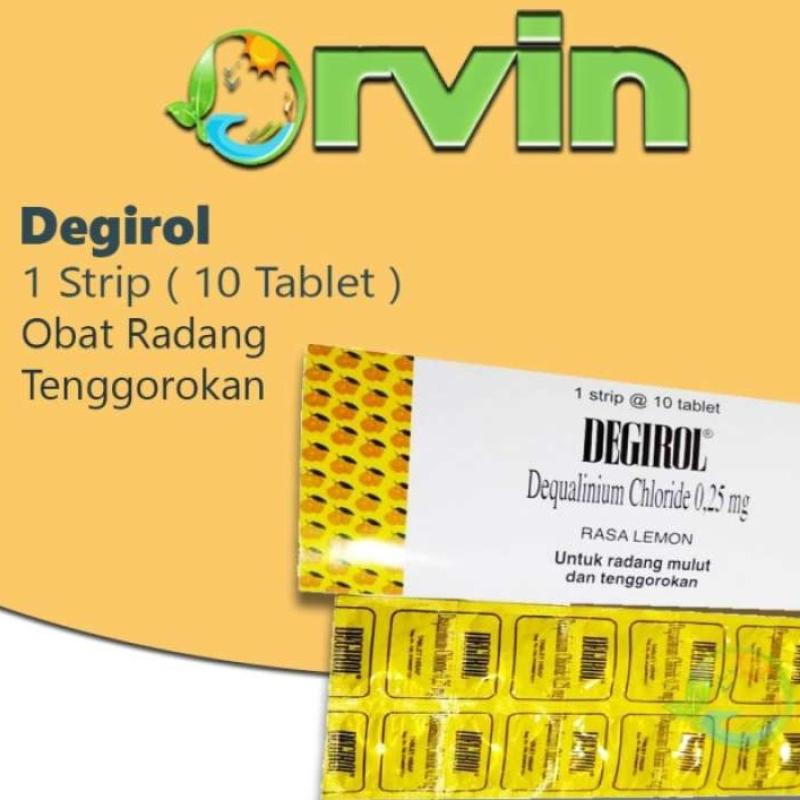 Jual TERJAMIN Degirol Lozenges 1 Strip / 10 Tablet / Obat Radang ...