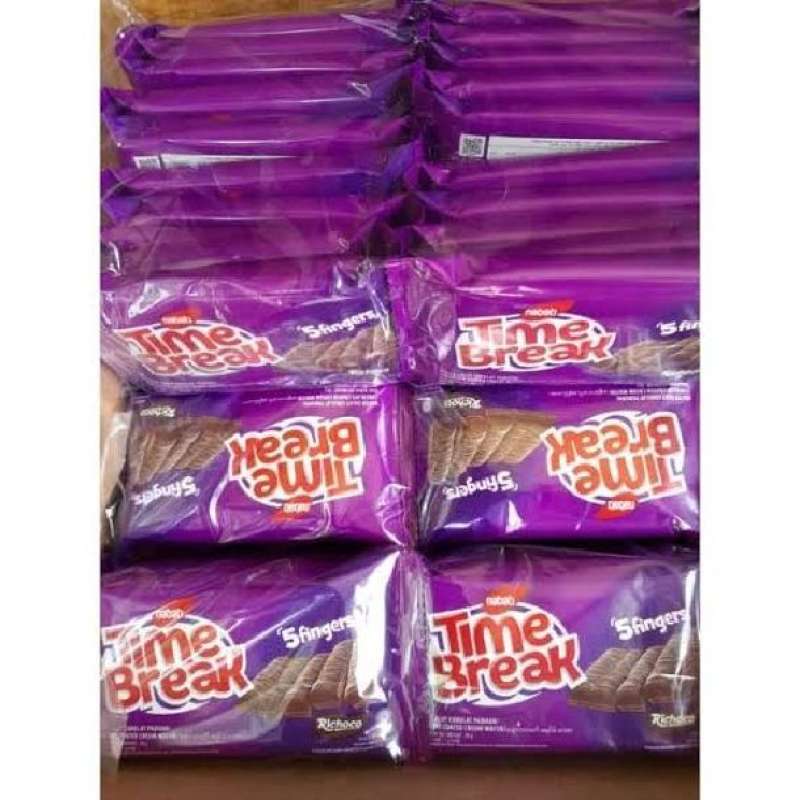 Jual Wafer Time Break Nabati Richoco 17g Renceng (isi 10 Bungkus) Di ...