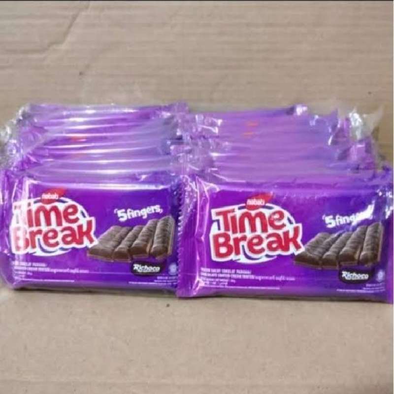 Jual Wafer Time Break Nabati Richoco 17g Renceng (isi 10 Bungkus) Di ...