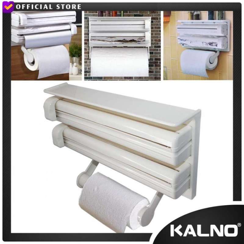 Jual Triple Paper Dispenser - Tempat Tissue Cling Wrap Aluminium Foil ...