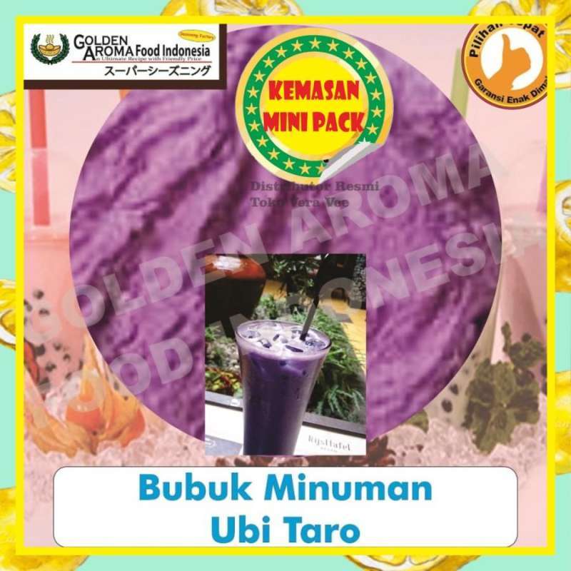 Jual Bubuk Minuman Rasa Ubi Taro 50Gr Minuman Powder Ubi Taro Bisa ...