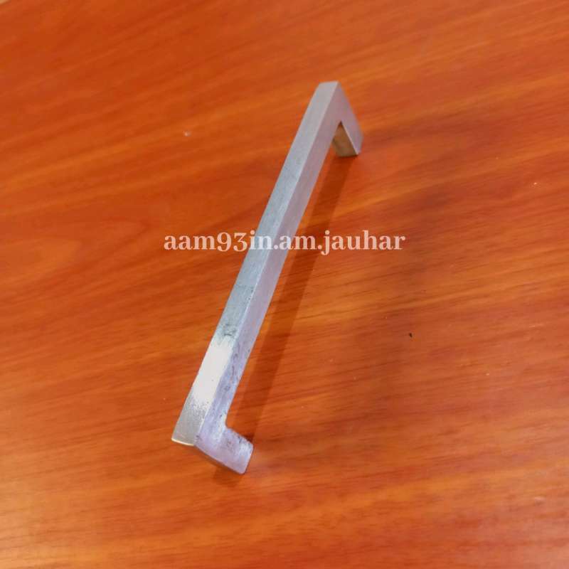Jual Handle lemari laci kotak tarikan gagang kunci alumunium Nium Gawang Baut Tembus 55 Gram ...