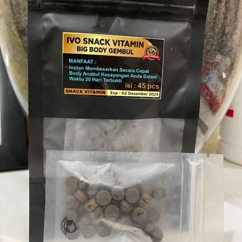 Jual Ivo Snack Vitamin Kucing Big Body Gembul Penambah Berat Badan ...