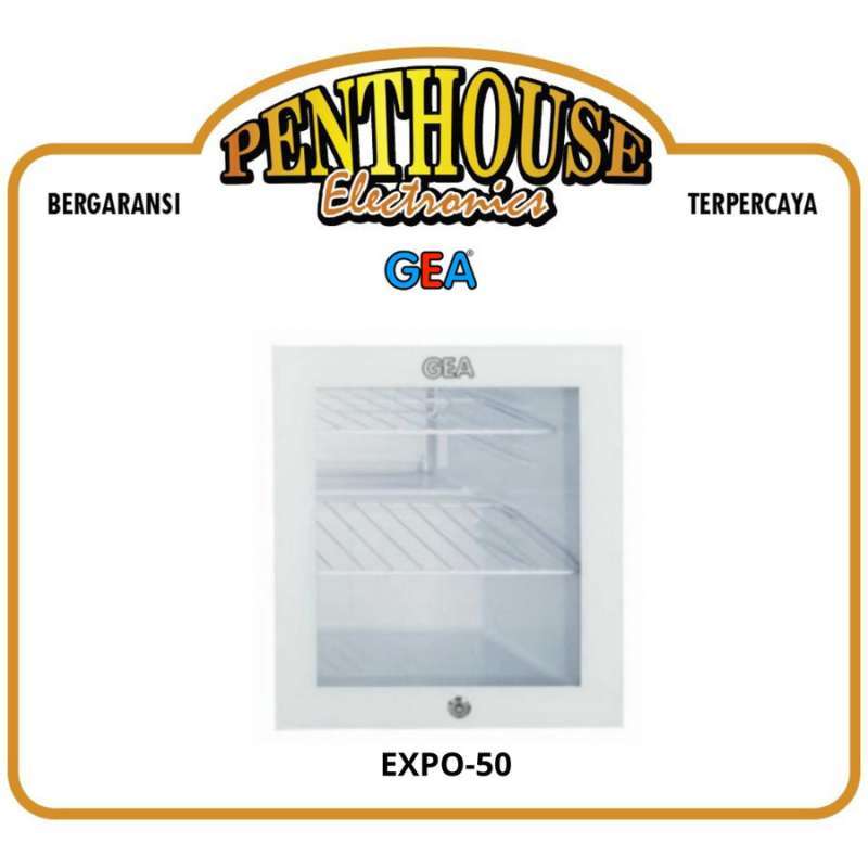 Jual GEA Mini Showcase Display Cooler EXPO-50 / EXPO-50FD Showcase ...