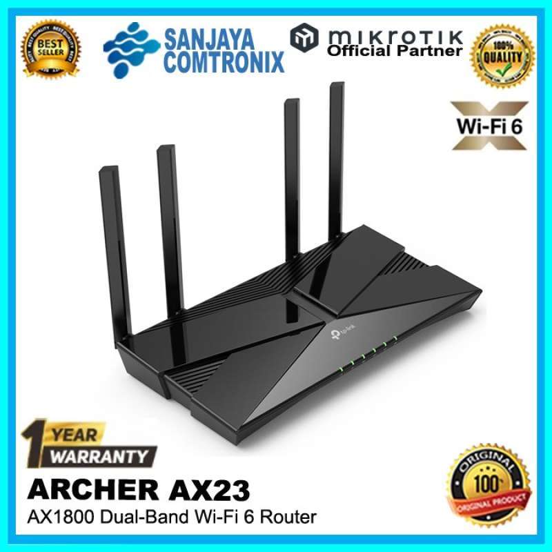 Promo Tp-Link Archer Ax23 Dual-Band Ax1800 Wi-Fi 6 Router Diskon 9% di ...