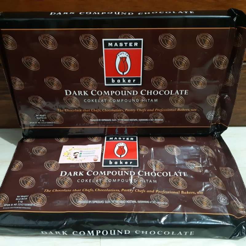 Promo Tulip Master baker dark chocolate compound 5kg Diskon 23% di Seller Mirana - Kota Jakarta ...