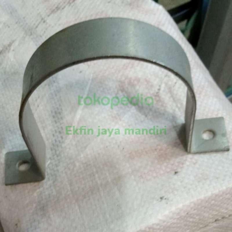 Promo Klem Pipa Plat Tebal 4 Inch /clamp Pipa 4 Galvanis Diskon 32% Di ...