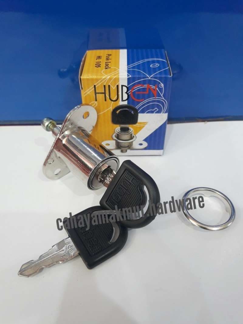 Promo KUNCI LACI / KUNCI LEMARI / PUSH LOCK HUBEN HL 105 Diskon 7% di ...