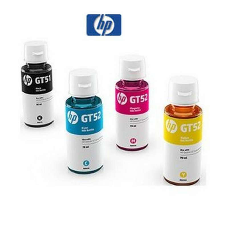 Jual Tinta Printer HP GT 51 Black, GT 52 Color CMY di Seller Global ...