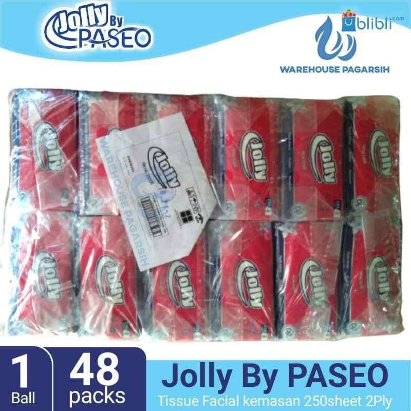 Jual Jolly Tissue Facial 250 Sheets 2 Ply [1 Ball isi 48 Packs] di ...