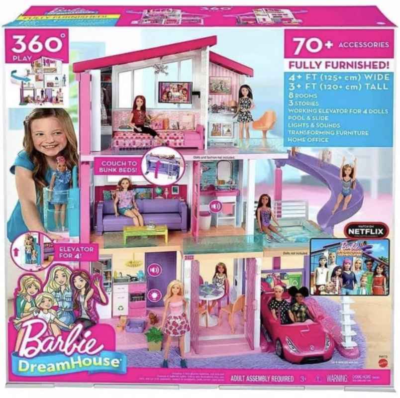 Jual Barbie Dreamhouse 360 Play Rumah Barbie Dream House Original ...