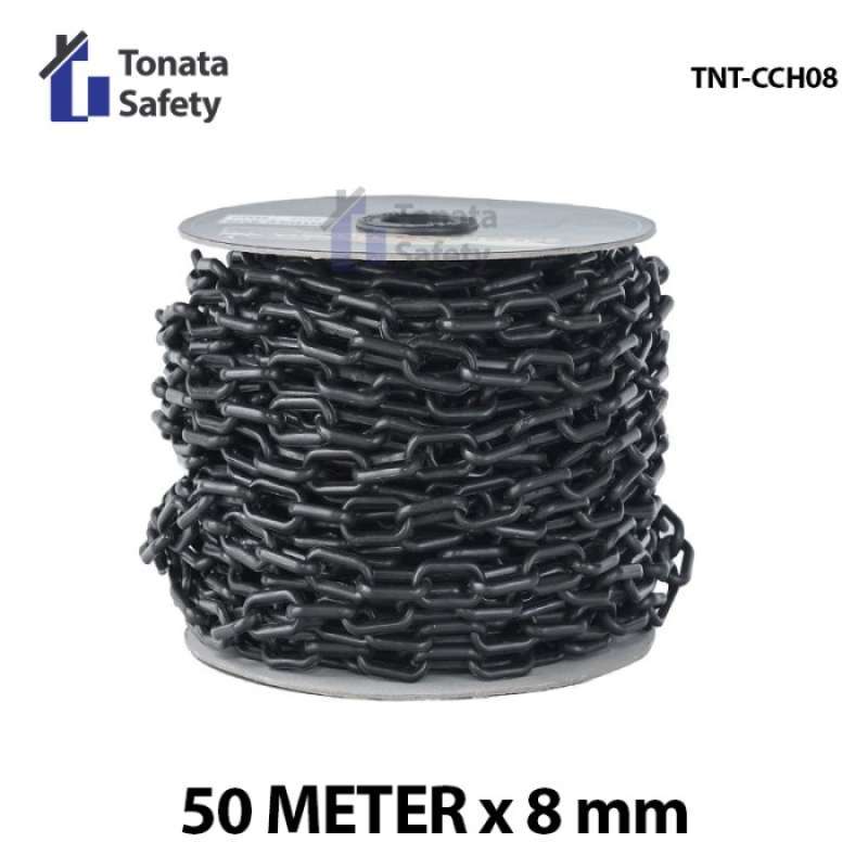 Jual Plastic Chain / Cone Chain 8 mm x 50 m / Hitam di Seller OK.Store ...