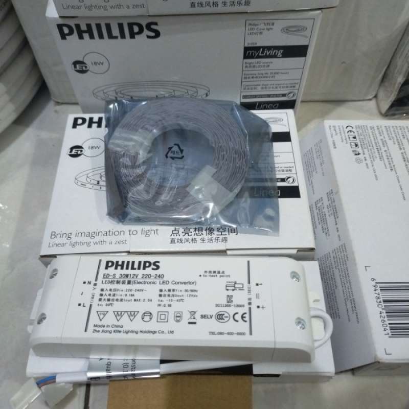 Promo LAMPU PHILIPS LED STRIP 18 WATT + BALLAST 31059 WARM WHITE Diskon ...