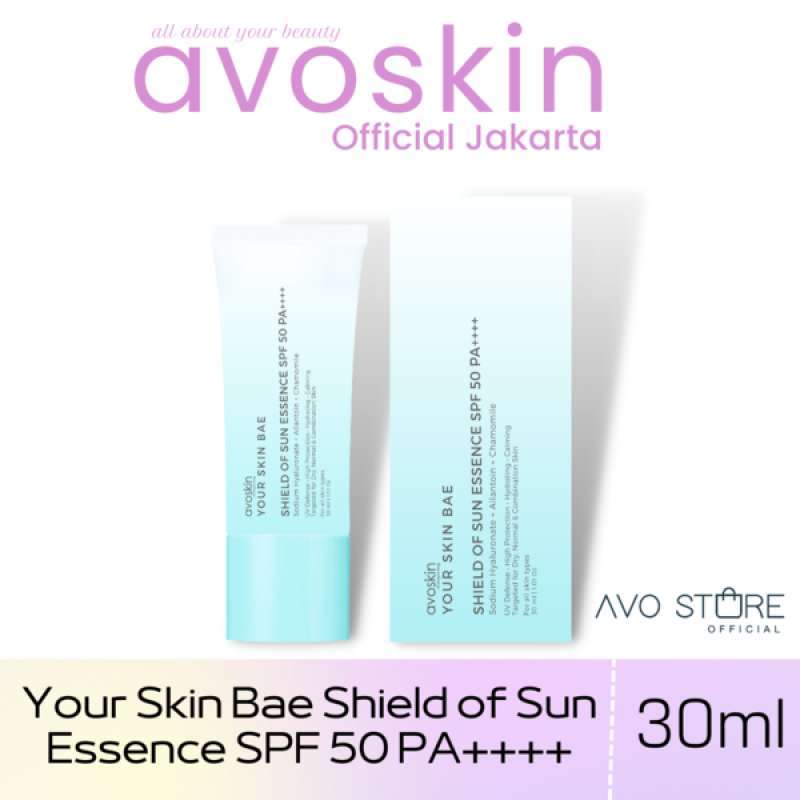 Jual Avoskin Your Skin Bae Shield of Sun Essence SPF 50 PA++++ 30ml di ...