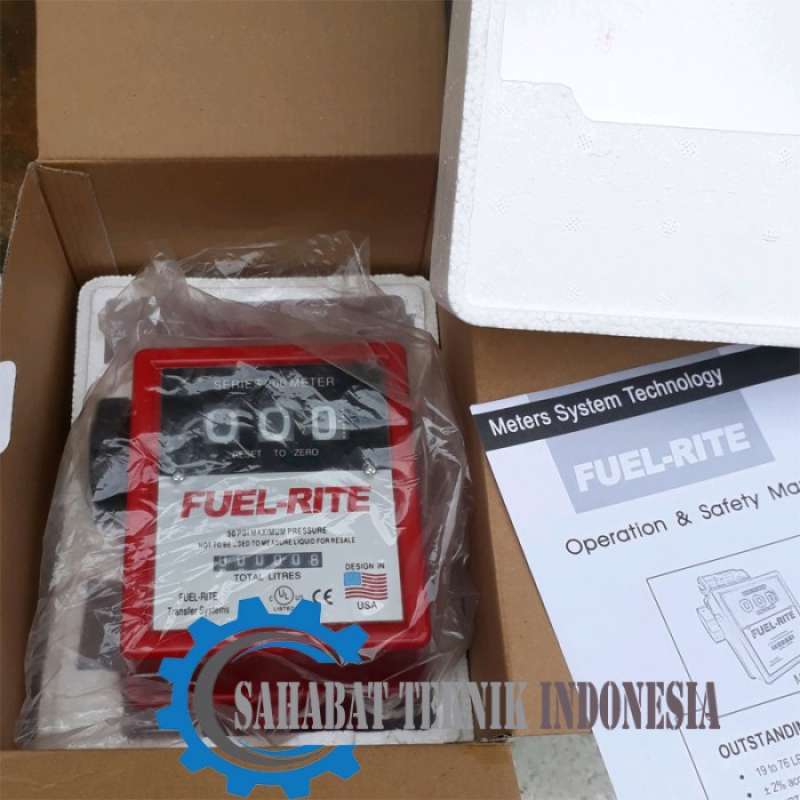 Jual Oil Flow Meter Fuel-Rite Series 200 Meter 3 Digit Size 1 inch di ...