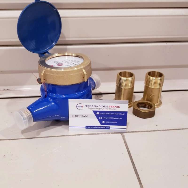Promo METERAN AIR PDAM 1/2 INCH DN15 OPX - WATER METER/FLOW METER AIR 1 ...