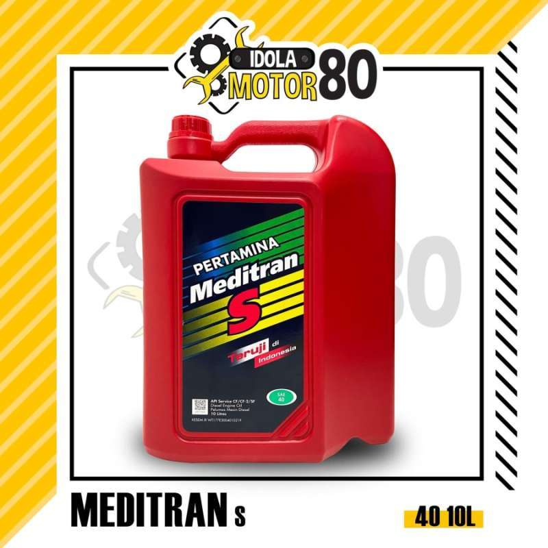 Promo Oli Pertamina Diesel Meditran S Sae 40 Isi 10 Liter Diskon 3% Di ...