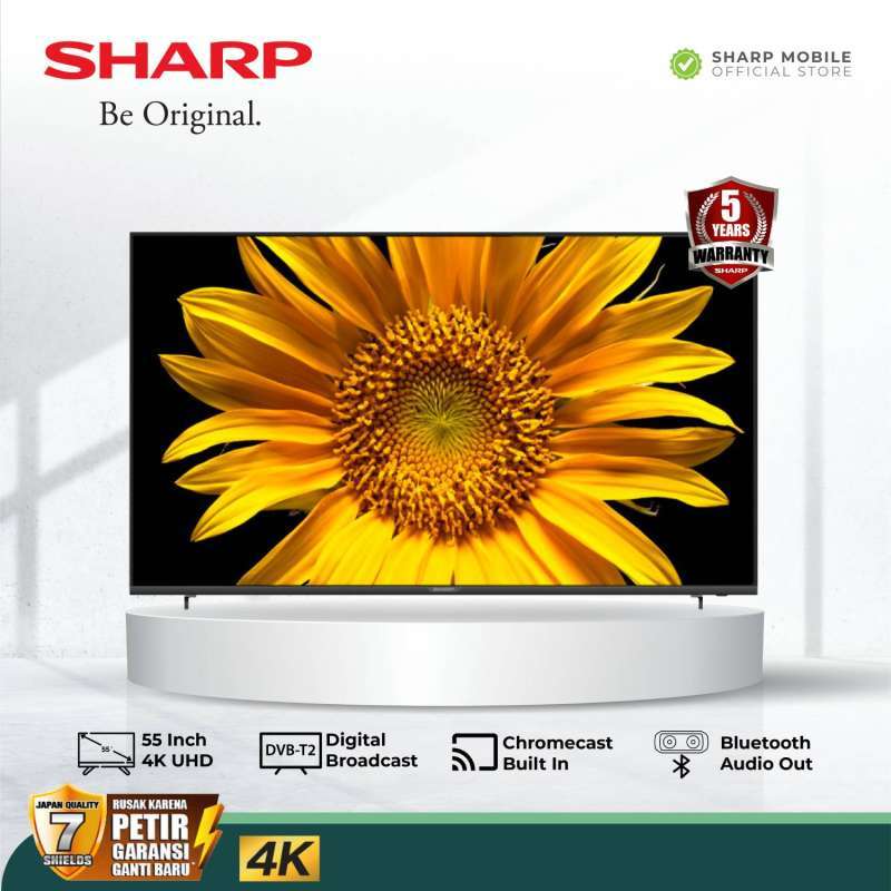 Jual Sharp 55 Inch 4k Uhd Tv 4t-c55ej2x Di Seller Sharp Mobile Official ...