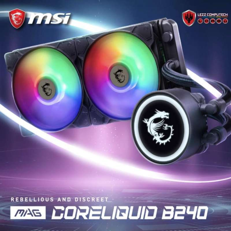 Jual Msi Mag Coreliquid B240 | Liquid Cooling 240mm Auto Rgb Di Seller ...