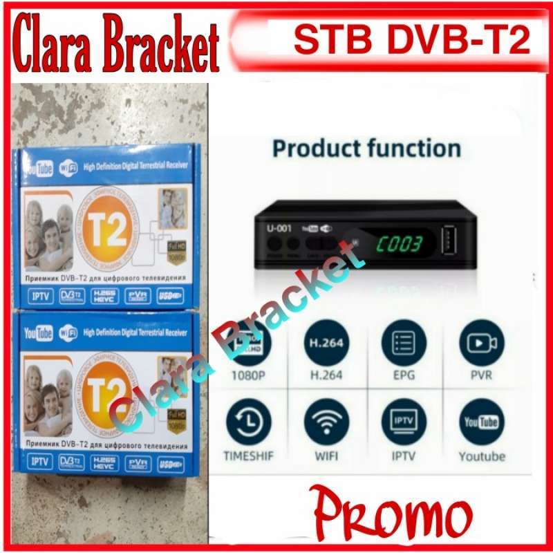 Jual Stb/Set Top Box Dvb-T2 Receiver Tv Digital/ Penangkap Sinyal ...