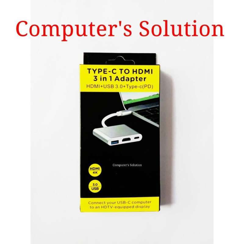 Jual Converter Type C To Hdmi + Usb di Seller Computers Solution ...