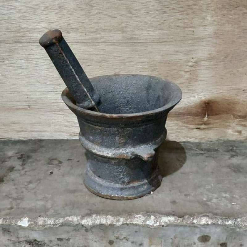Jual LUMPANG BUMBU BESI/TUMBUK BUMBU BESI - MINI di Seller MoroBuy ...