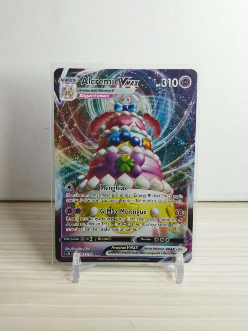 Jual Kartu Pokemon Tcg Indonesia Alcremie Vmax Rrr Di Seller Syllogiid - Semanggi-2, Kota ...