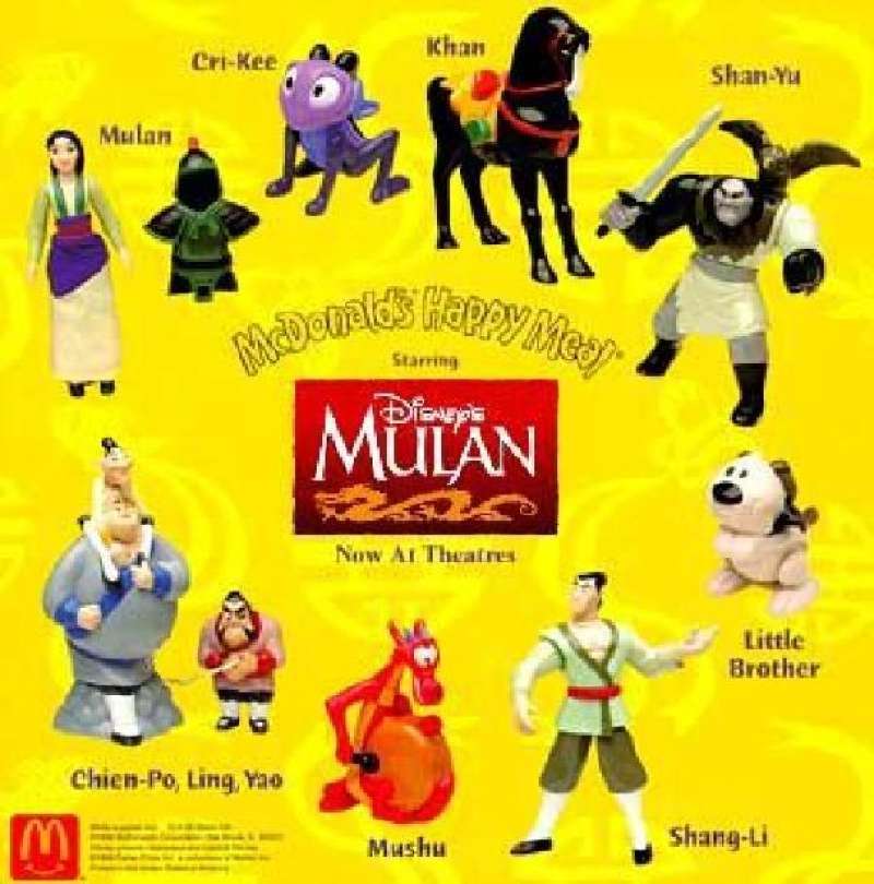Jual Mcdonalds Happy Meal Disney Mulan Completed Di Seller Three Sixty