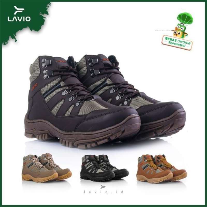 Jual sepatu boots pria safety terbaru original lavio armor best seller ...