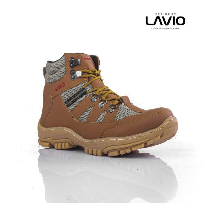 Jual sepatu boots pria safety terbaru original lavio armor best seller ...