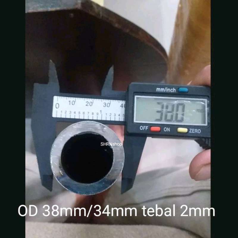 Jual besi pipa seamless diameter 48mm/34mm tebal 2mm panjang 100cm di ...