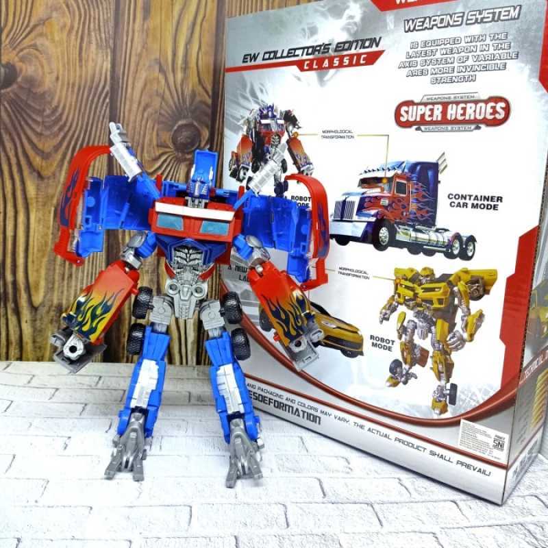 Promo robot transformer optimus prime INTER CANGE Diskon 33% di Seller ...