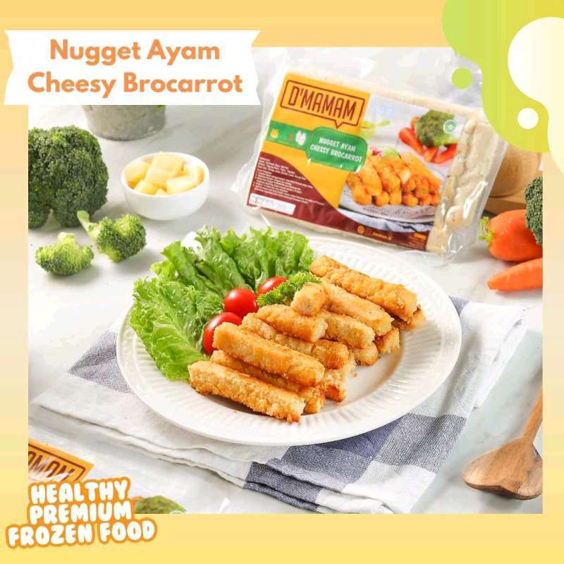 Jual Nugget Cheesy Brocarrot D'mamam Halal MUI BPOM di Seller Dmamam ...