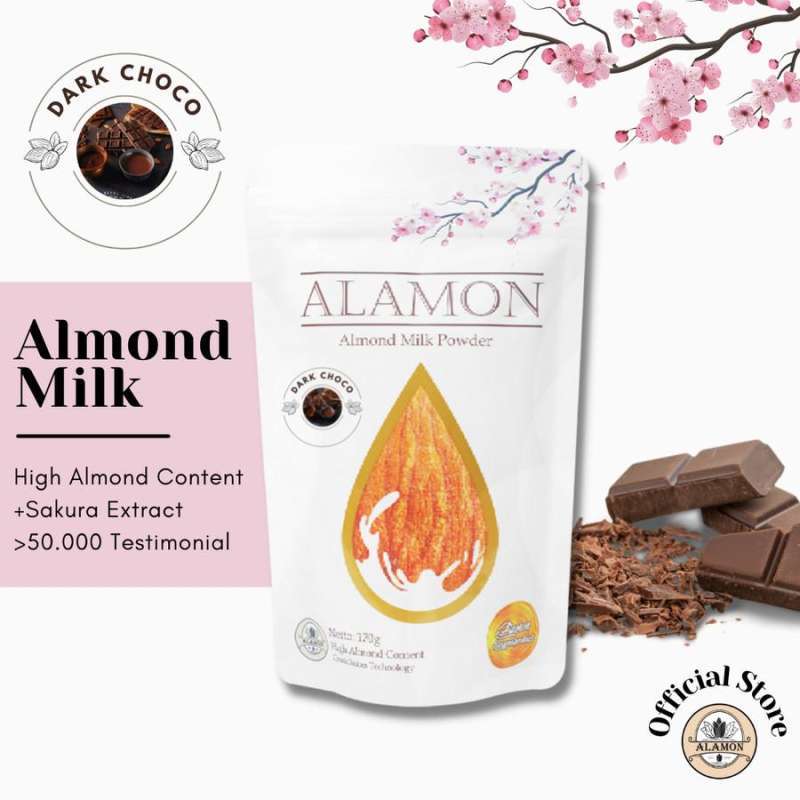 Jual Susu Almond Konsentrasi Tinggi / Rasa DARK CHOCOLATE / 5x/ Alamon ...
